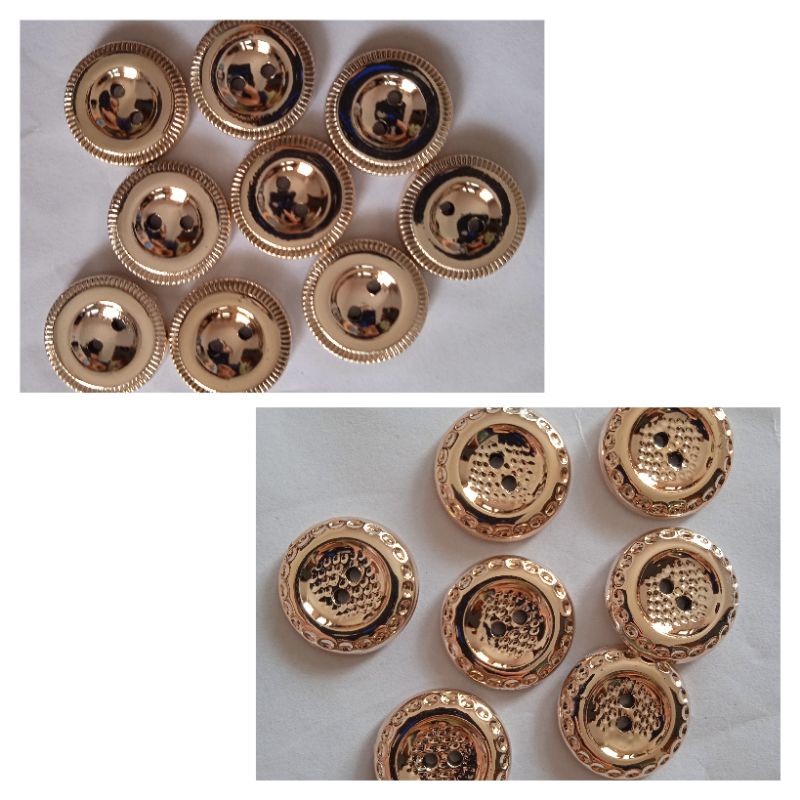 Jual kancing rose gold ukuran 2 cm (20 mm) | Shopee Indonesia