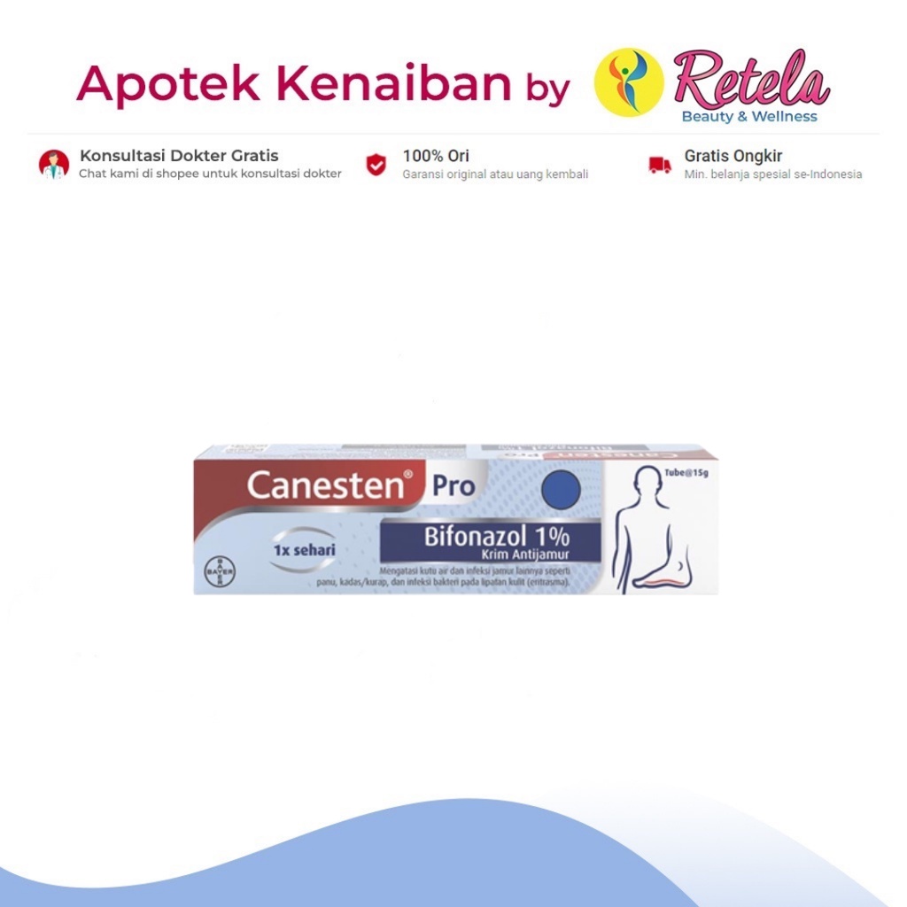 Jual CANESTEN PRO CREAM 15G | Shopee Indonesia