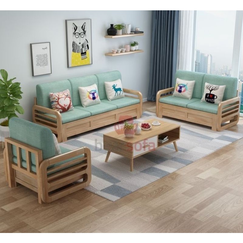 Jual set meja tamu kayu minimalis,set sofa ruang tamu minimalis,set ...