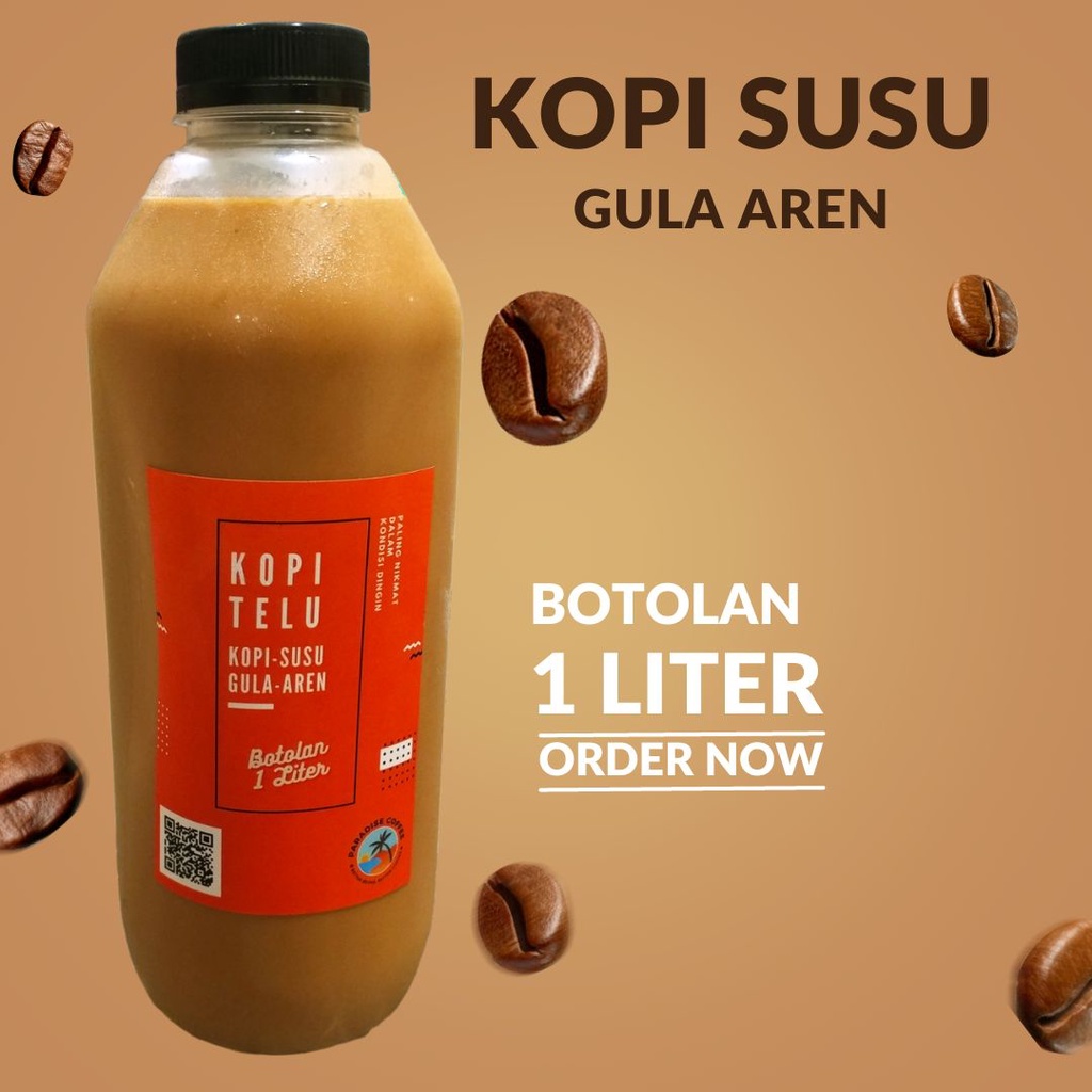 Jual Kopi Susu Gula Aren 1 Liter Premium Botolan | Shopee Indonesia