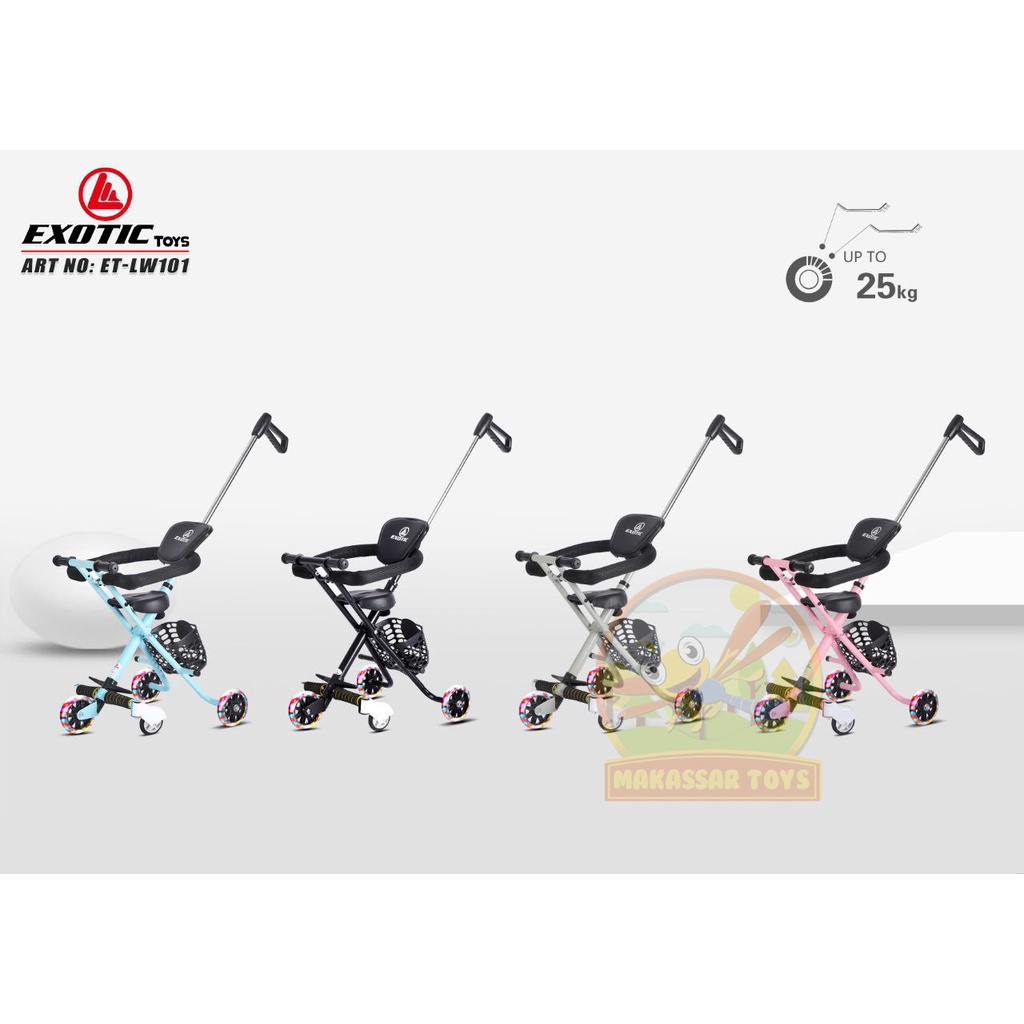 Jual STROLLER DUDUK ANAK EXOTIC ET-LW 101 | Shopee Indonesia