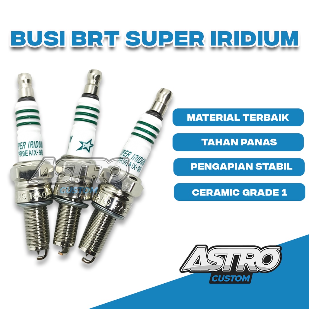 Jual Super Busi Iridium BRT BeaT Vario PCX Nmax Aerox Lexi JUPITER Vega R15 Vixion KOMPLIT ADA ...