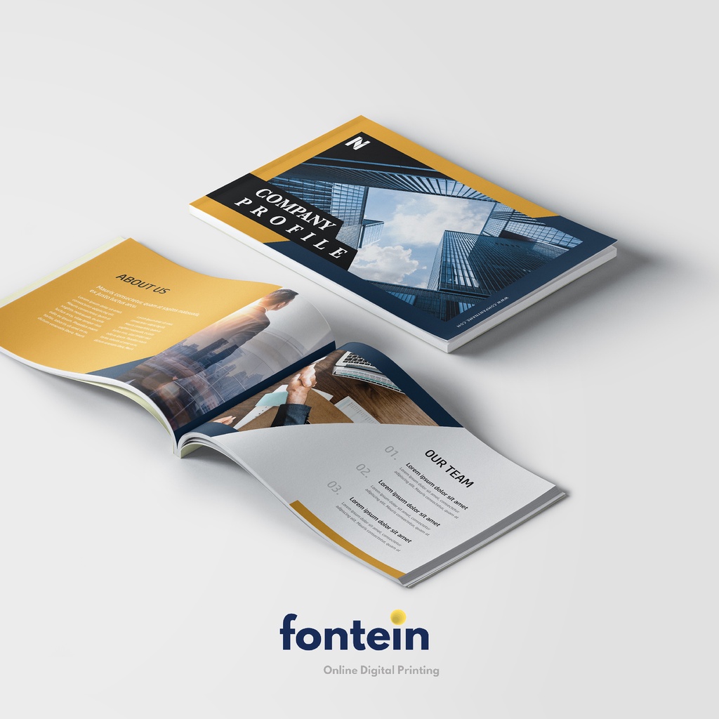 Jual Cetak Company Profile / Katalog Produk / Buku Custom Full Colour ...