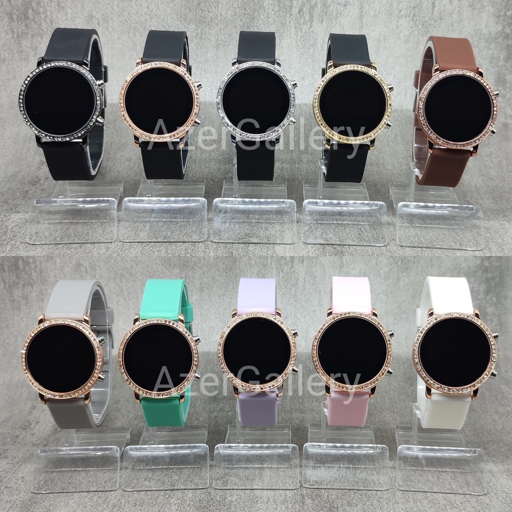 Jual Jam Tangan LED Watch Digital Diamond | Shopee Indonesia