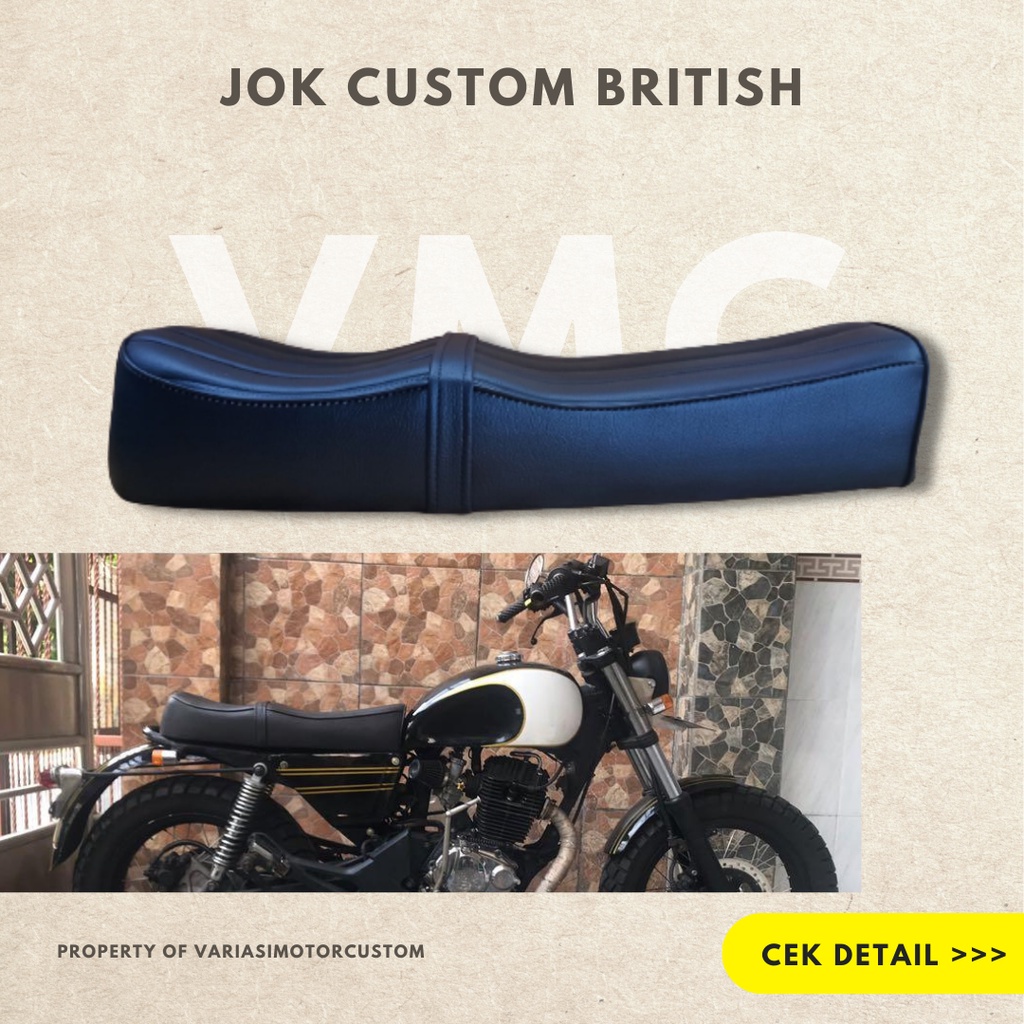 Jual Jok British Motor Custom | Jok Motor Britis BSA | Shopee Indonesia