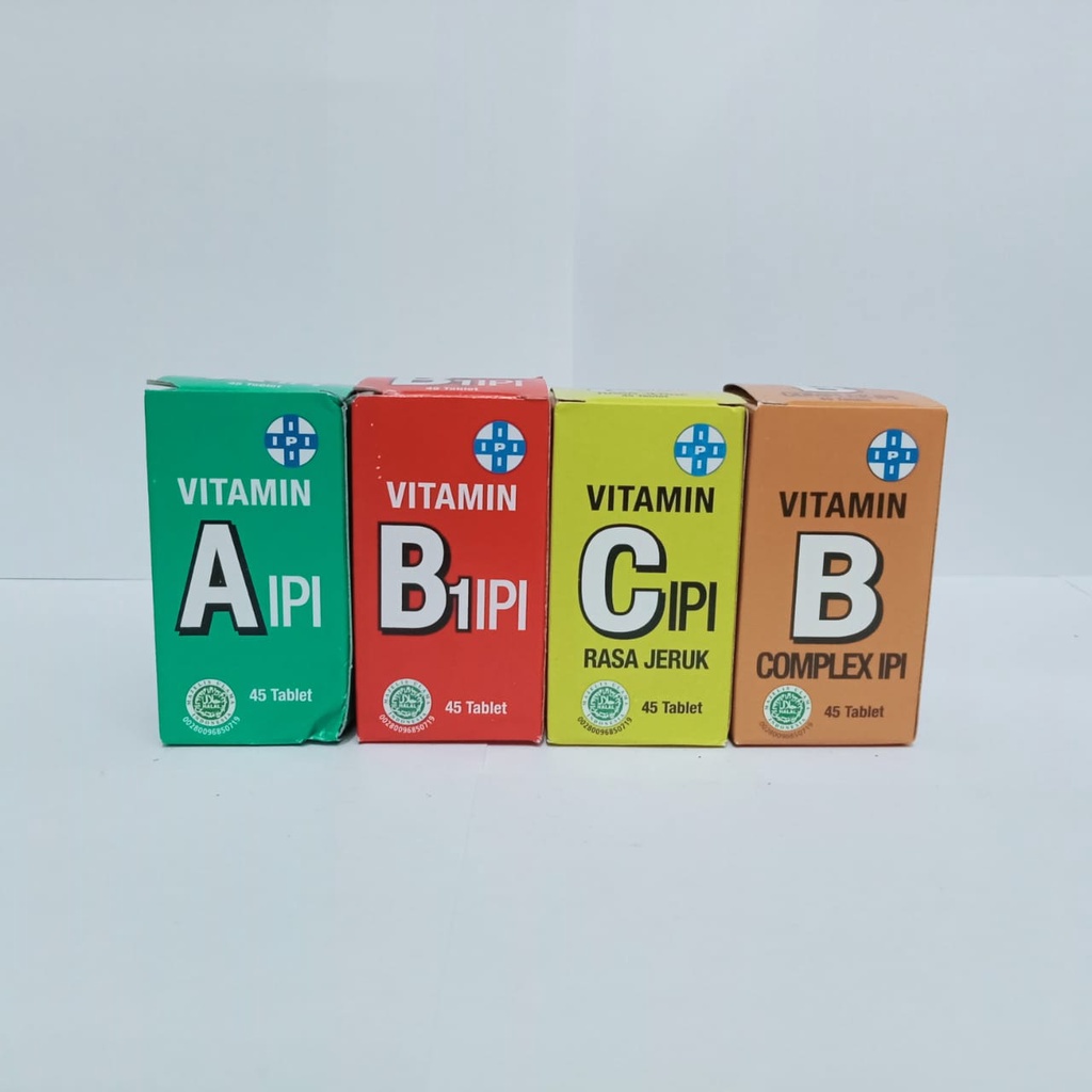 Jual Vitamin IPI Lengkap (A, B1, B Complex, B12, C) | Shopee Indonesia