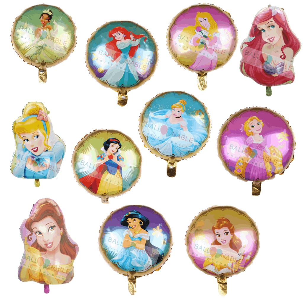Jual Balon Foil Tema Princess Jumbo | Shopee Indonesia