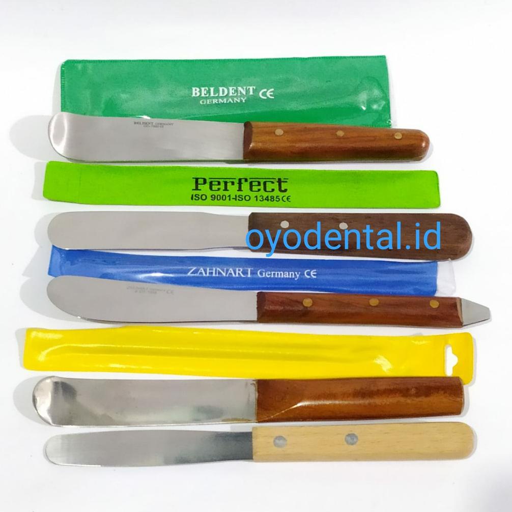 Jual DENTAL SPATULA GIPS KAYU / SPATULA ALGINATE ELASTOMER ALGINAT ...