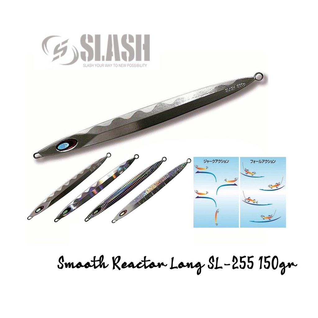 Jual Slash Smooth Reactor Long SL-255 150gr Jig Umpan Jigging Pancing ...