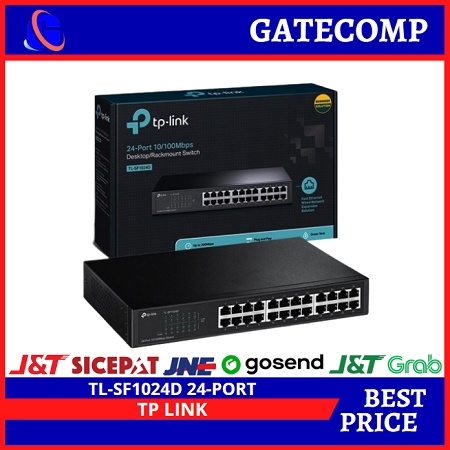 Jual TP-LINK TL-SF1024D 24-Port 10/100M TPLINK Switch Hub 24Port 24 ...