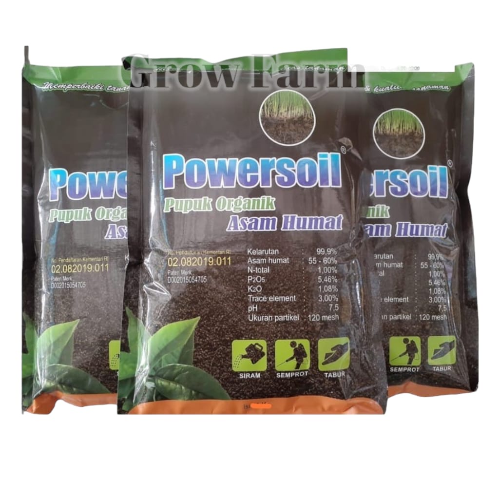 Jual POWER SOIL 1KG Pupuk Organik Asam Humat Powersoil 1kg | Shopee Indonesia