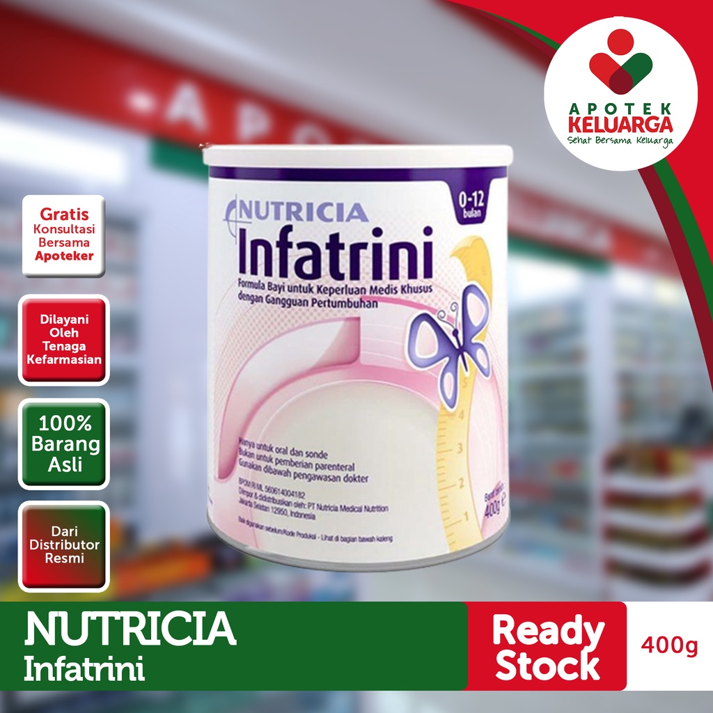 Jual Nutricia Infatrini 400gr 0-12 Bulan# SUSU BUBUK FORMULA ...