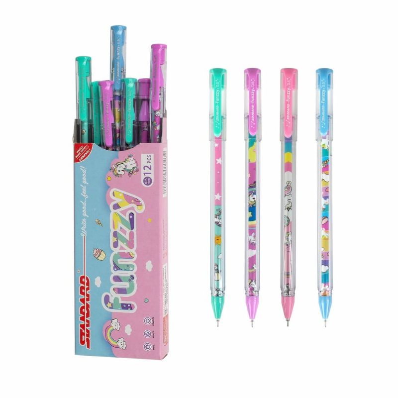Jual 1 biji Bolpen/pulpen jell funzzy standard | Shopee Indonesia