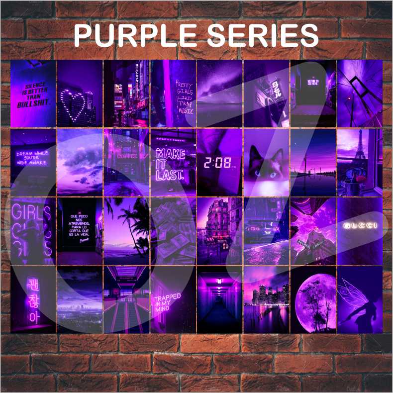 Jual POSTER DINGDING AESTHETIC / POSTER UNGU / POSTER PURPLE / MURAH ...