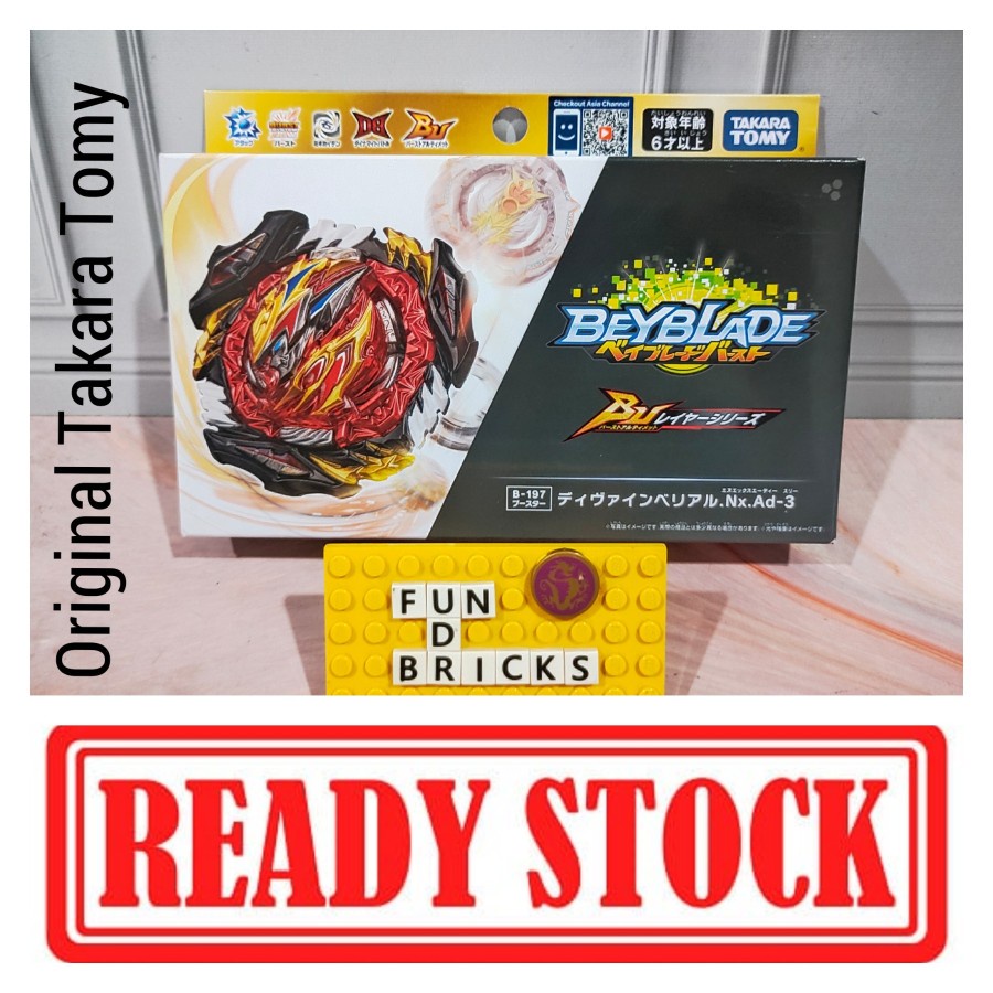 Jual Takara Tomy Beyblade Burst B-197 Divine Belial Nx Ad-3 | Shopee ...