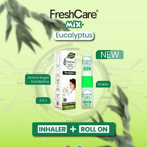 Jual FRESHCARE MIX INHALER + roll on Minyak Angin Aromatherapy ...