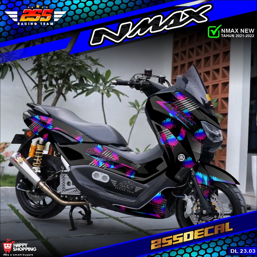Jual (COD) Stiker Decal NMAX NEW 2020 2021 2022 Full body Fullblok ...