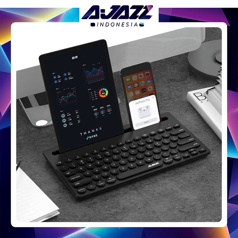 Jual Ajazz 320i Membrane Keyboard Three-Mode | Shopee Indonesia