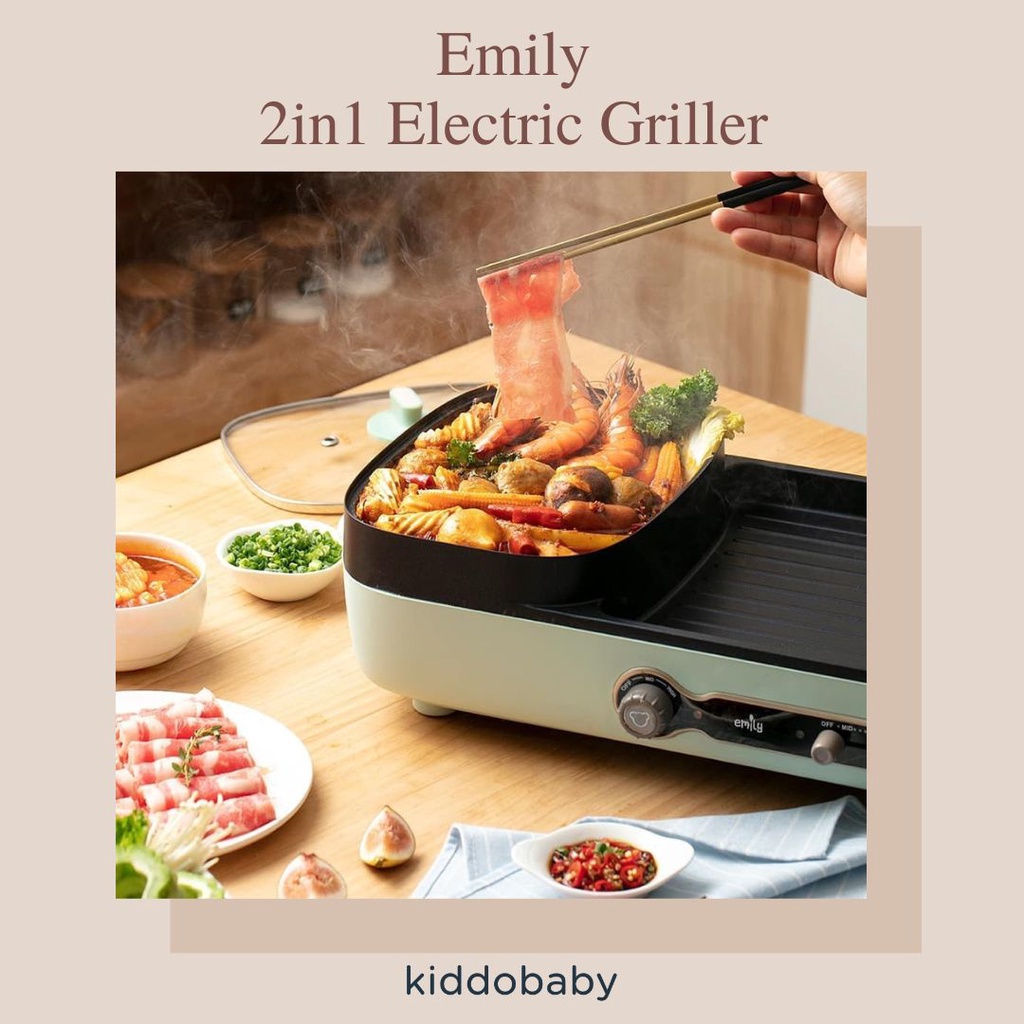 Jual Emily 2in1 Electric Griller | Grill | Alat Masak | Shopee Indonesia