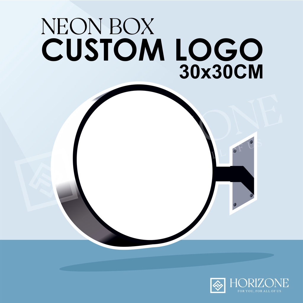 Jual NEON BOX AKRILIK CUSTOM LOGO 30X30CM | Shopee Indonesia