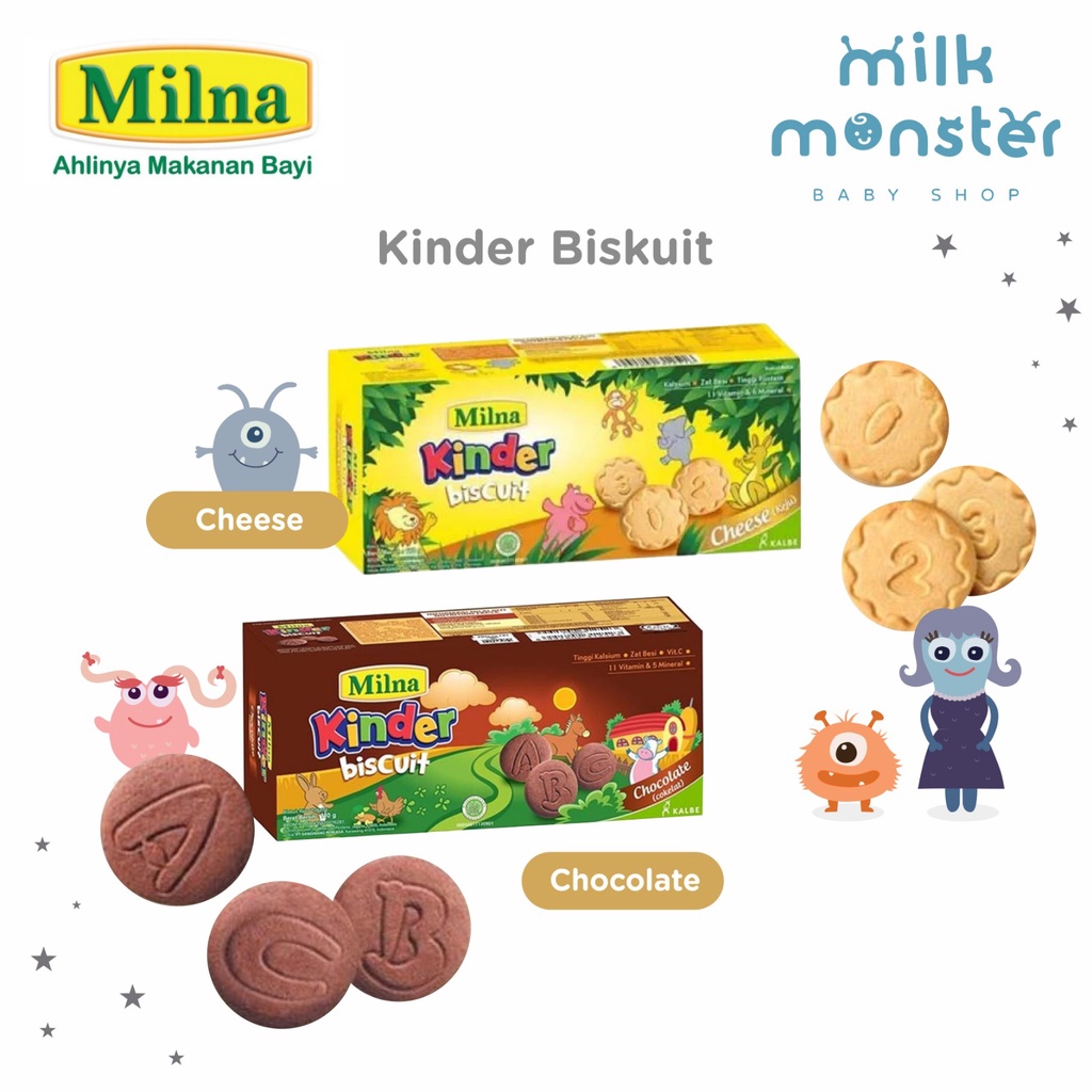 Jual Milna Kinder Biskuit 110Gr / Biskuit kinder Milna bayi | Shopee ...