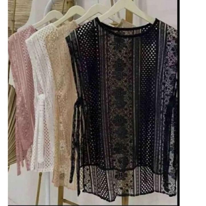 Jual outer wanita rompi wanita kekinian outfit gamis vest burkat malika ...