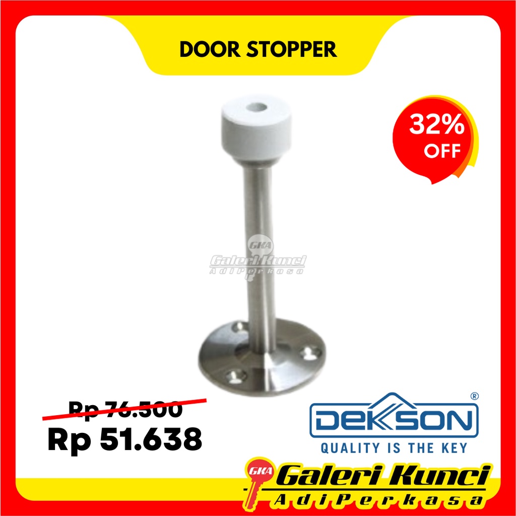 Jual Door Stopper Dekson Dekkson DS 002 SSS Karet Tatapan Pintu ...