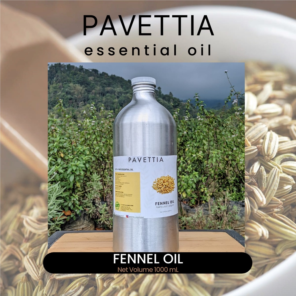 Jual 1000 ml - Minyak atsiri adas / fennel essential oil (Foeniculum ...