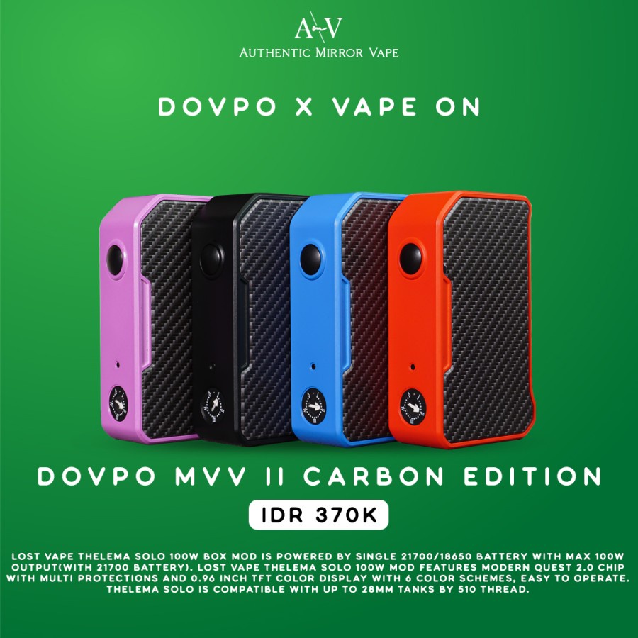 Jual Dovpo MVV II CARBON Edition Mod by Dovpo MVV 2 - DR | Shopee Indonesia