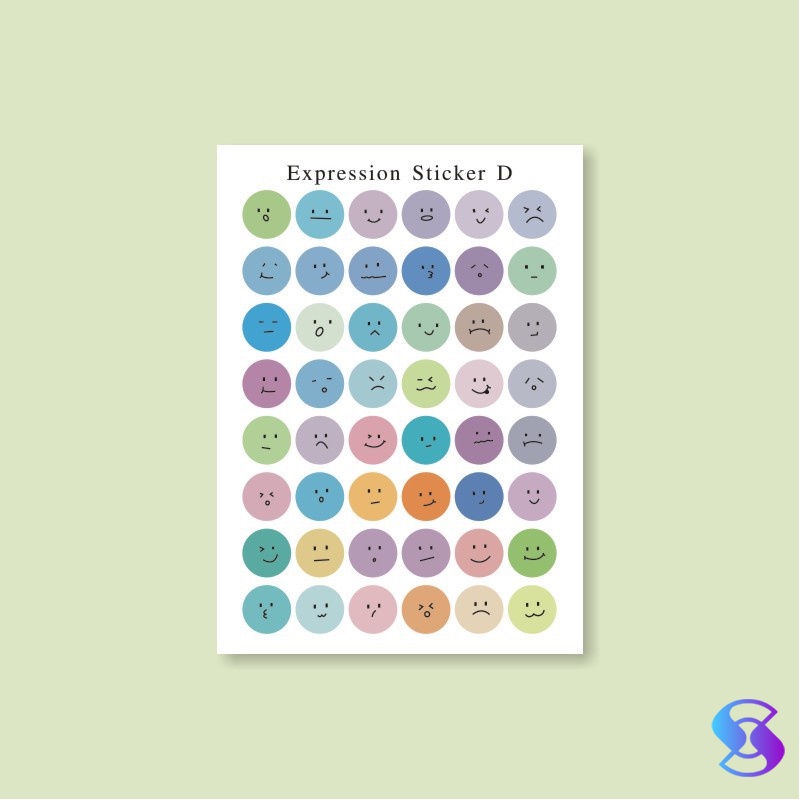 Jual Stiker polka dot stiker emotikon stiker label berperekat-Suning ...