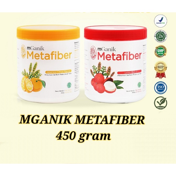 Jual MGANIK METAFIBER 450 Gram (30 Serving) Minuman Serat Fiber Untuk ...