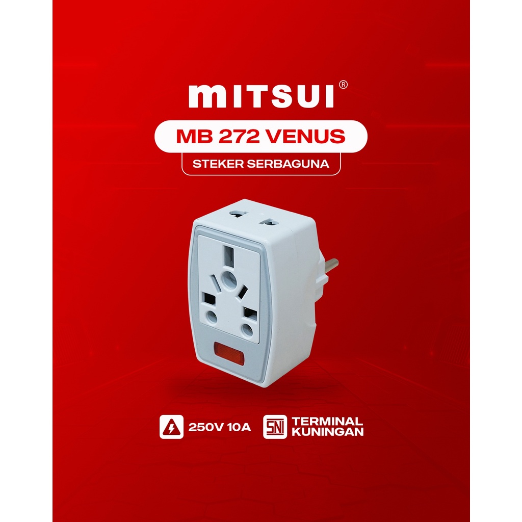 Jual T Multi Serbaguna / Steker T Serbaguna Mitsui MB272 VENUS | Shopee ...