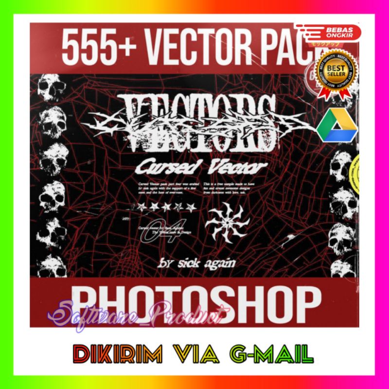 Jual Photoshop PSD - 555+ Vector Pack For Photoshop PSD - 020323 ...