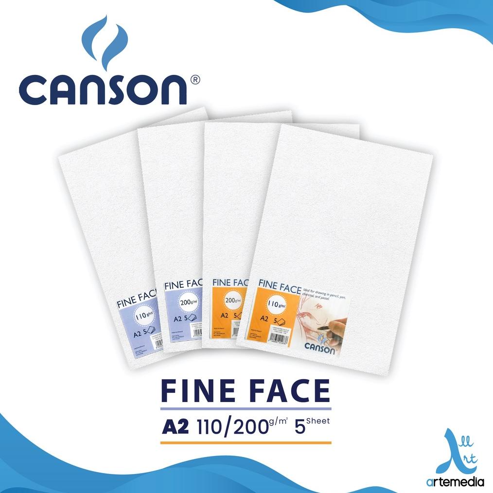 Jual Kertas Gambar Canson Fine Face A2 Drawing Paper Sheet Set | Shopee ...