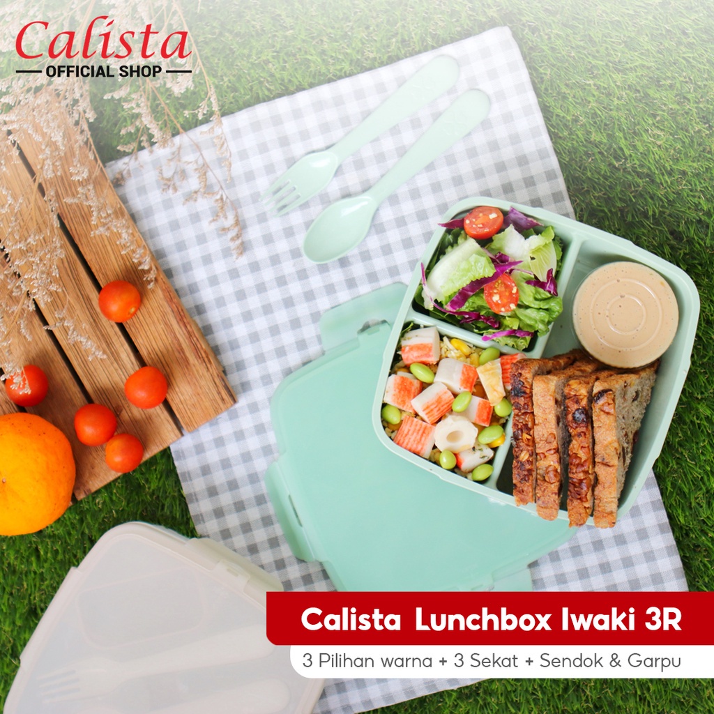 Jual LUNCH BOX IWAKI 3R CALISTA - IWAKI 3R Tempat makan kekinian free ...