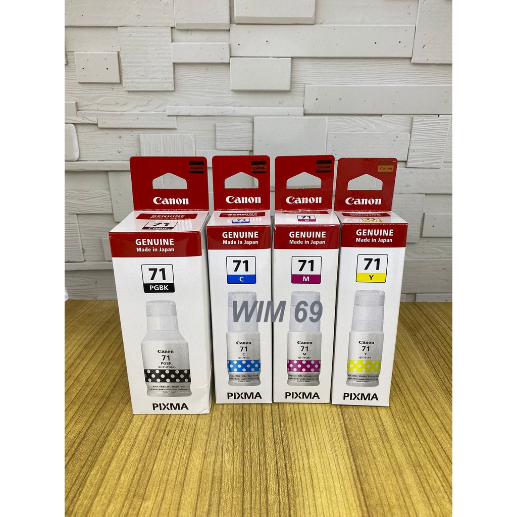Jual Tinta Printer Original Canon Pixma GL-71 G1020,G2020,G3020,G3060 ...