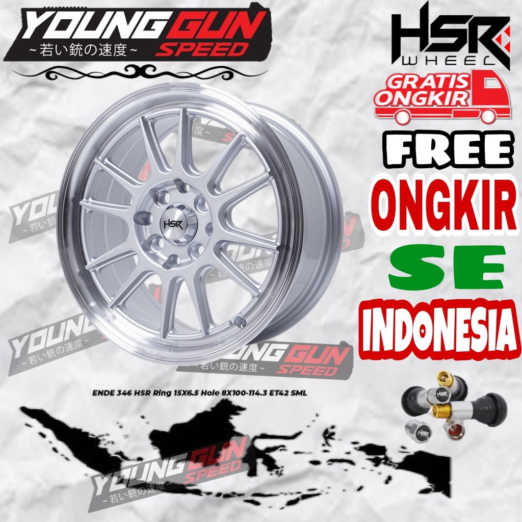 Jual Velg Mobil Avanza Ring 15 Original HSR ENDE Velg R15 Brio Calya Sirion Agya Ayla Xenia ...