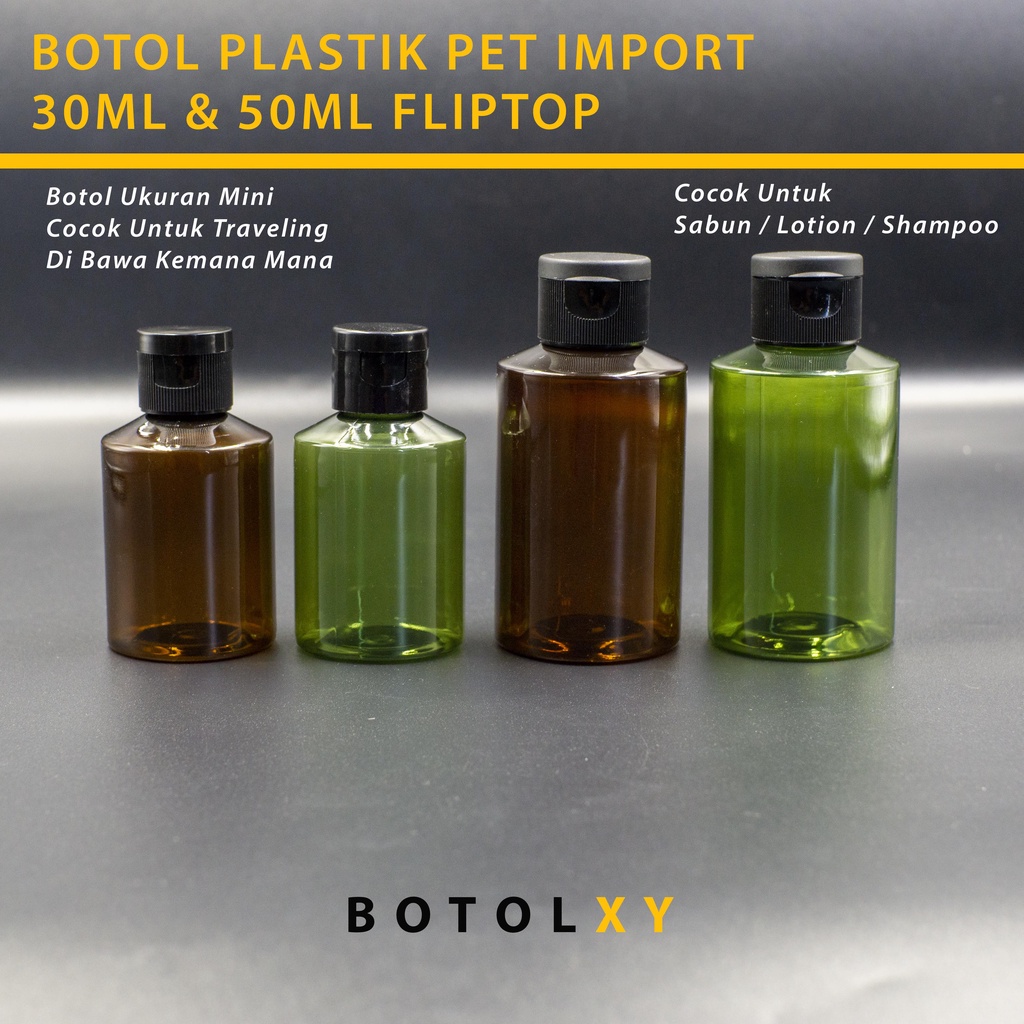 Jual Botol PETG 50ml 100ml FLIP TOP Import - Sabun Shampo Lotion Plastik | Shopee Indonesia