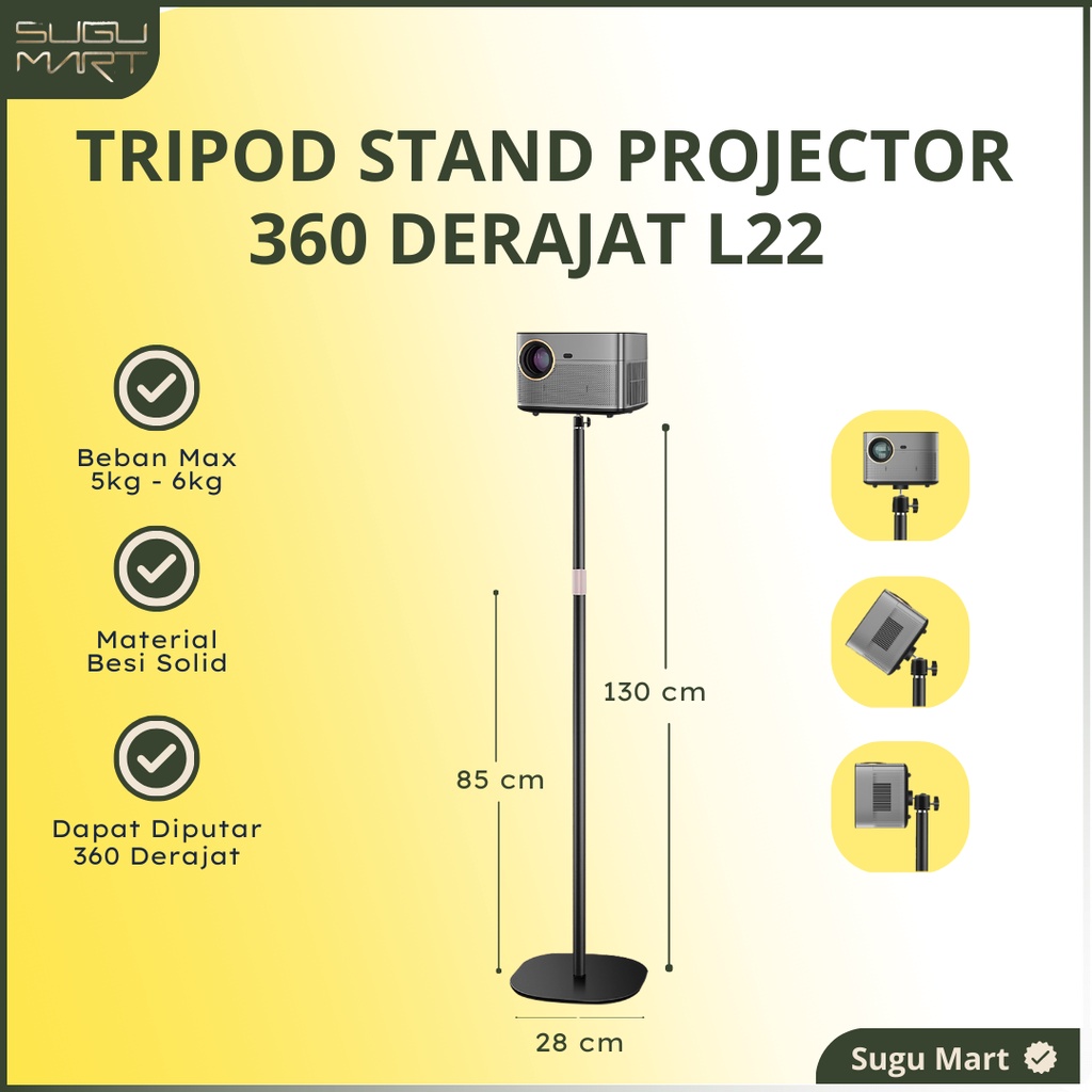 Jual Tripod Projector | Standing Projector L22 Universal 360 Derajat ...