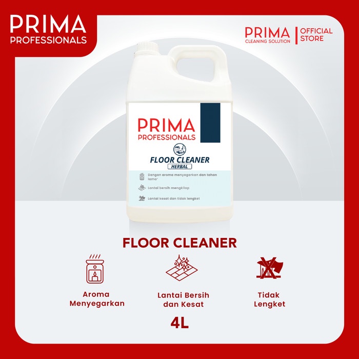 Jual PRIMA Professionals Floor Cleaner 4L - Herbal | Shopee Indonesia