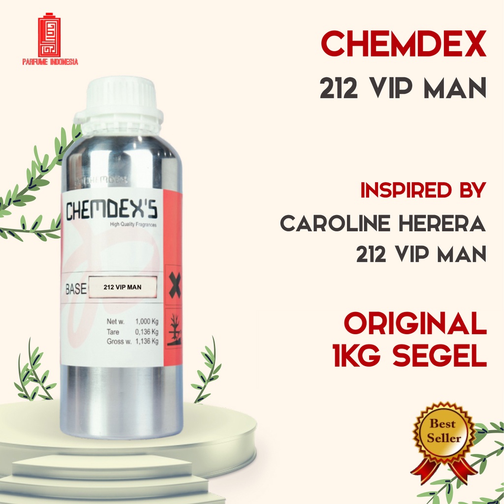 Jual bibit parfum murni 212 VIP MAN CHEMDEX'S 1KG SEGEL | Shopee Indonesia