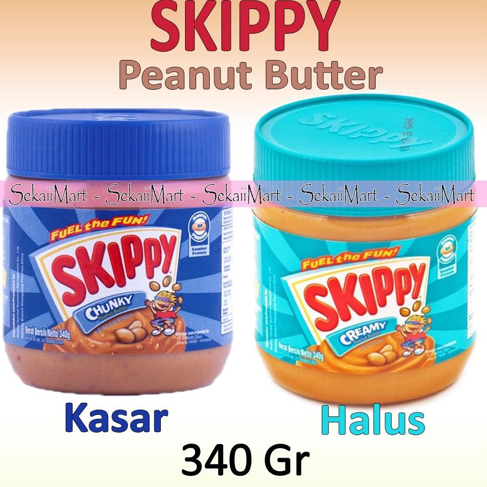 Jual dbz-11 SKIPPY Chunky / Creamy Peanut Butter Spread 340g - SKIPY ...