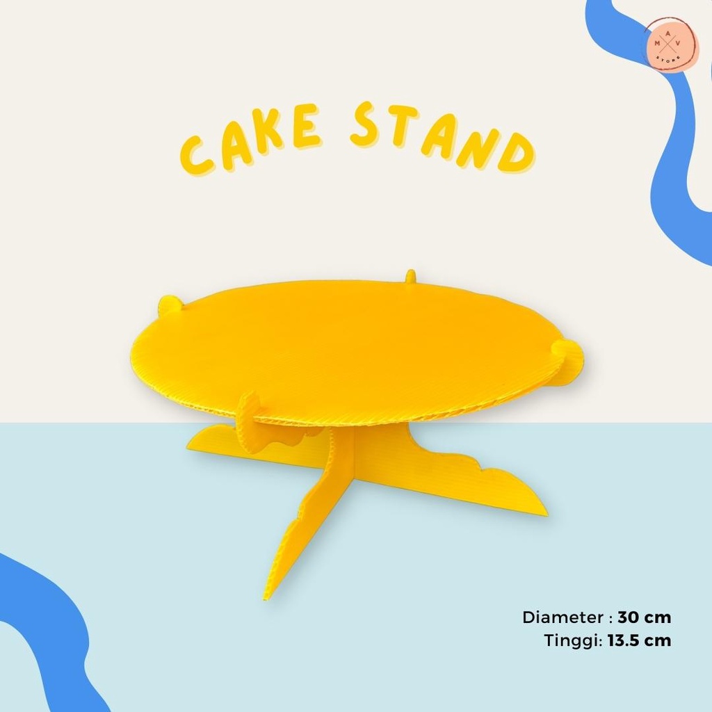 Jual Cake Stand Tatakan Kue Display Bulat Plastik 1 Tingkat Shopee Indonesia