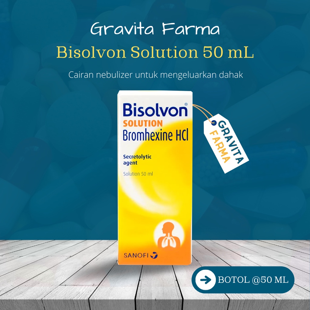 Jual Bisolvon Solution 50 mL - Cairan Nebulizer | Shopee Indonesia