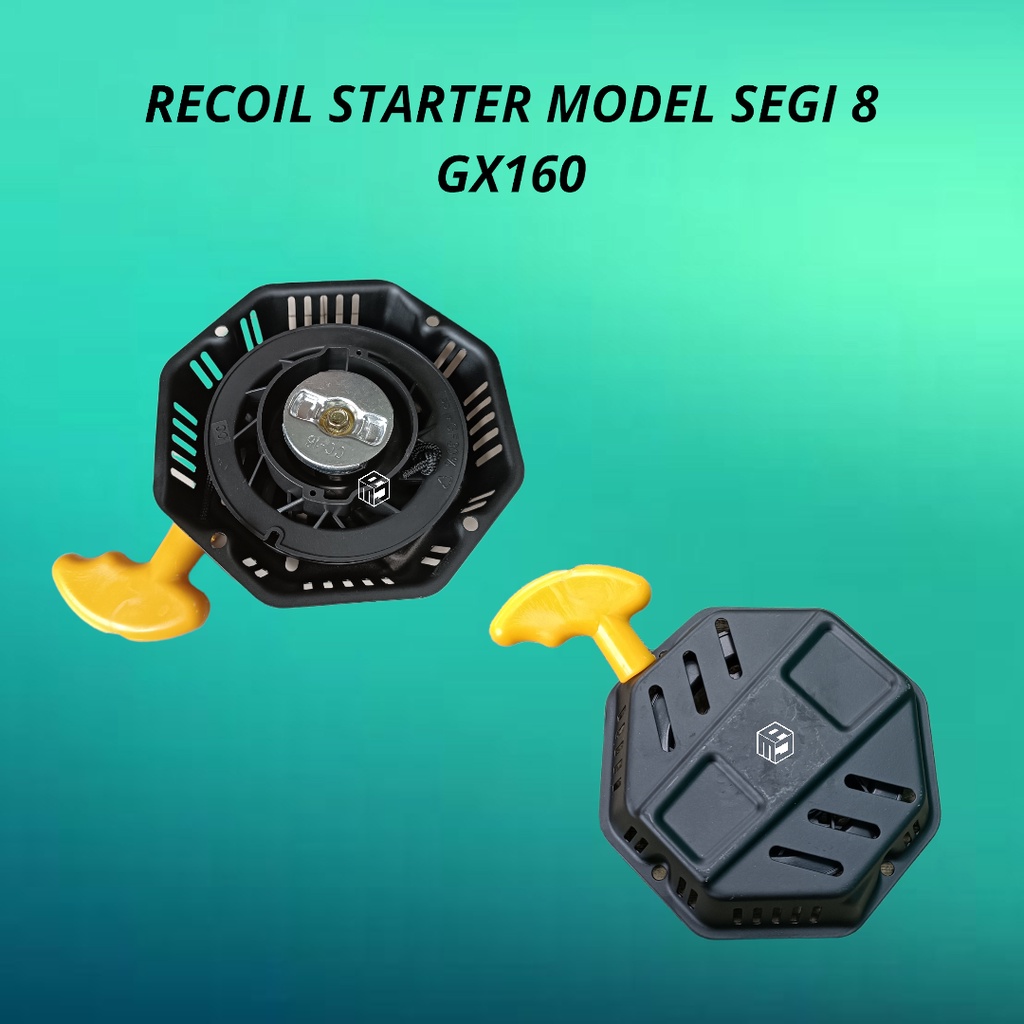 Jual Recoil Starter Selahan Kap Stater Tarikan Engkol Gas Mesin Penggerak Bensin Engine GX160 ...