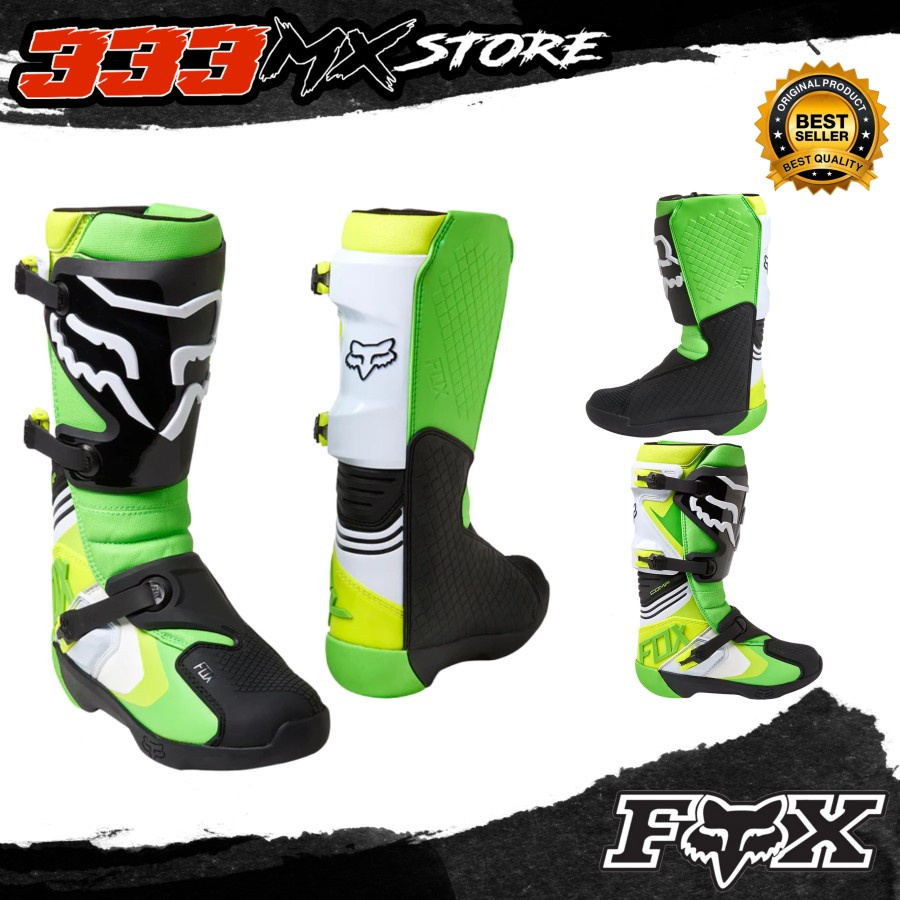 Jual BOOTS TRAIL FOX COMP GREEN YELLOW SEPATU FOX COMP BOOT GREEN ...