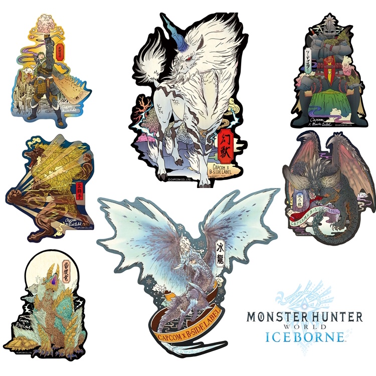 Jual Stiker Vinyl Ukiyo-e Monster Hunter World Iceborne Pack (UV ...