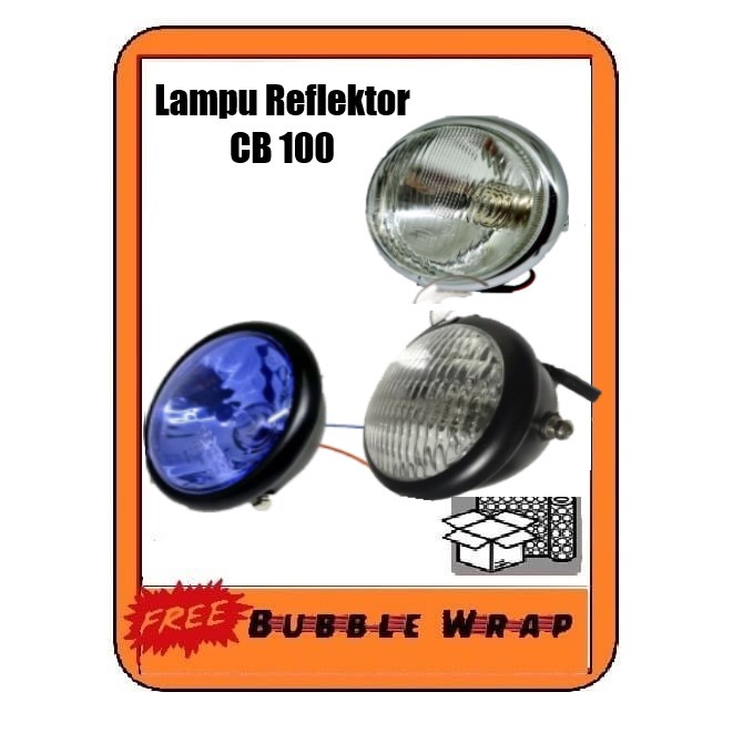 Jual Lampu depan cb 100 rekflektor cb pesek GL 100 gl pro megapro tiger ...