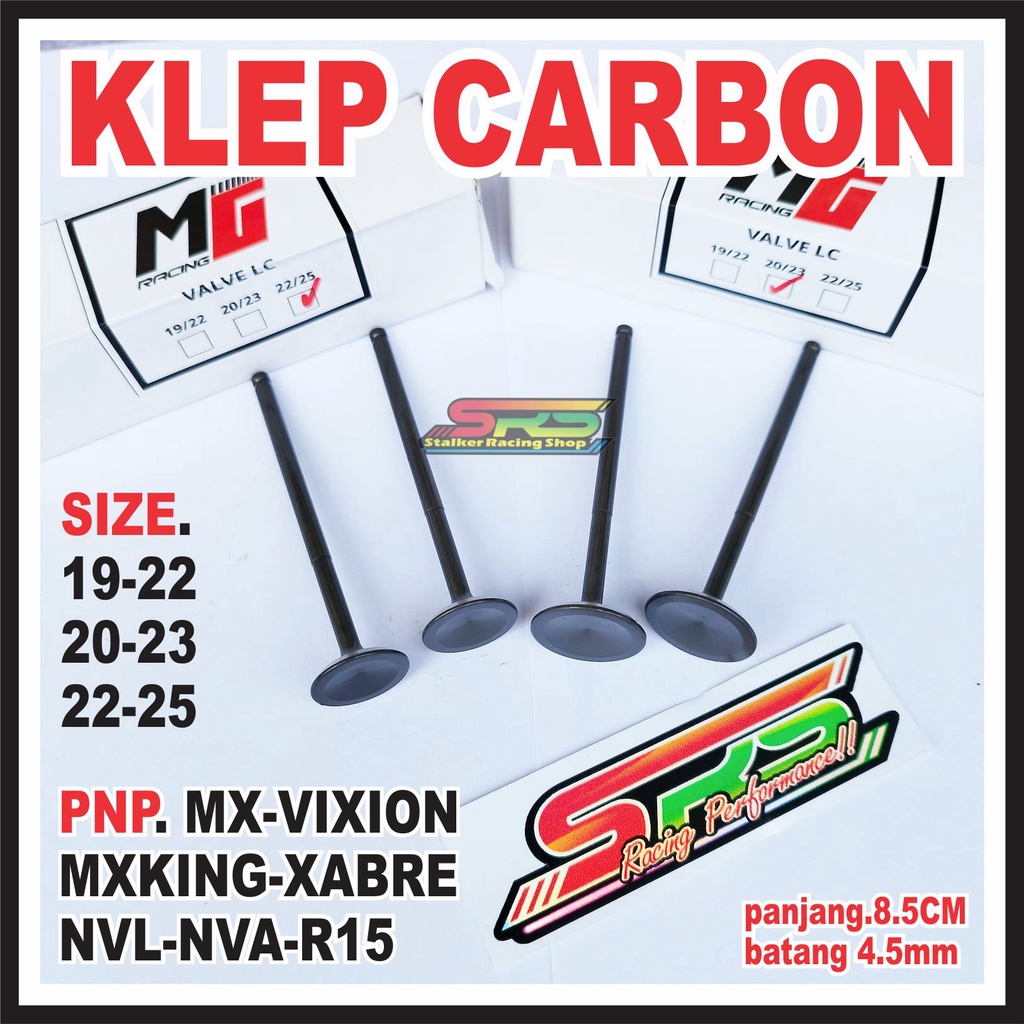 Jual KLEP CARBON KLEP SUPER HEAD MX KING VIXION R15v2 NVL JUPITERMX MG ...
