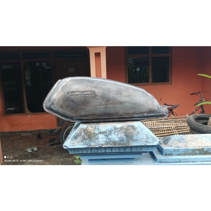 Jual Tangki GL Pro Nat Lurus Original Tangki Tengki Bensin Honda GL Pro ...